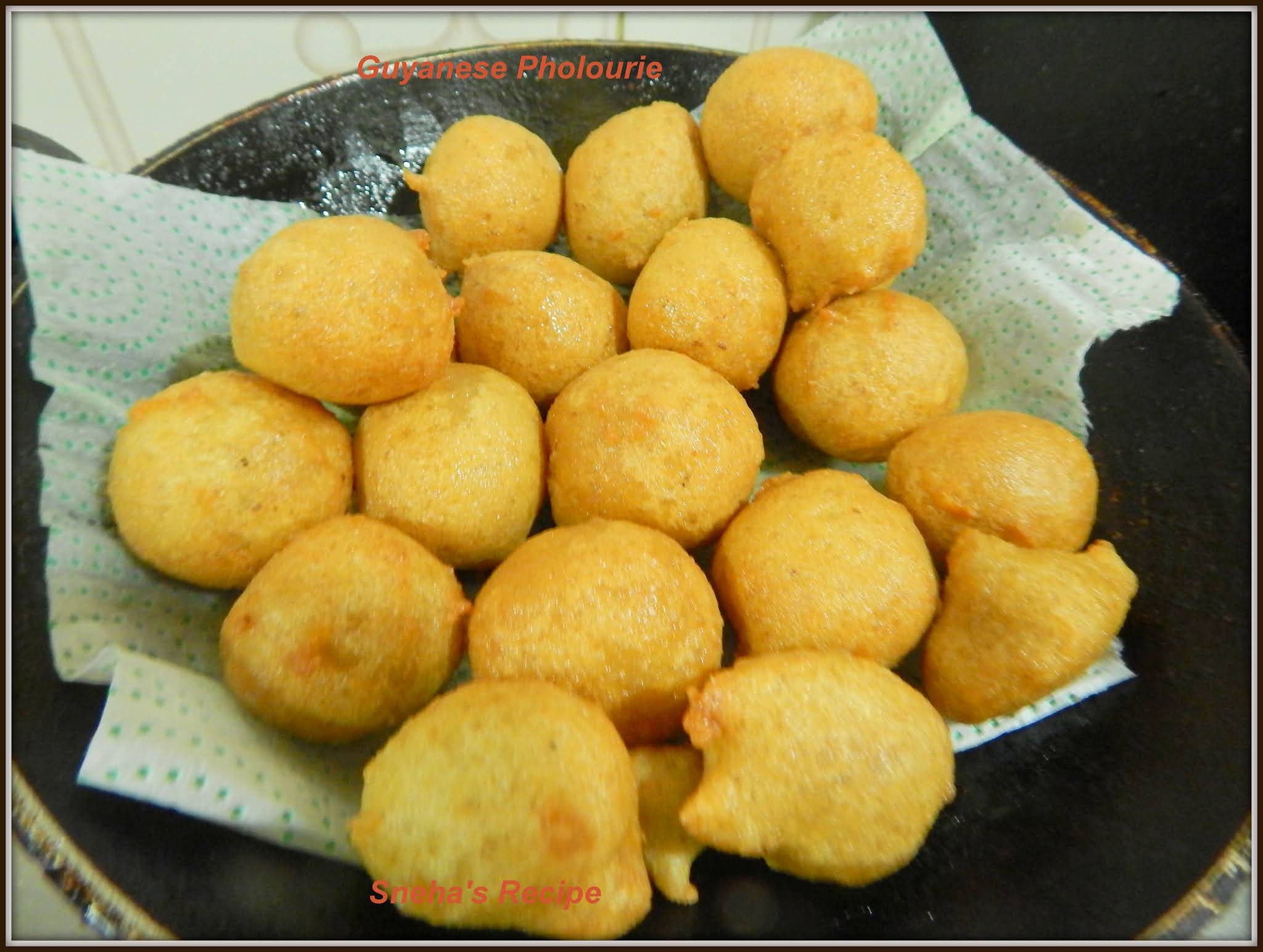 Guyanese Pholourie#EattheWorld - Sneha's Recipe