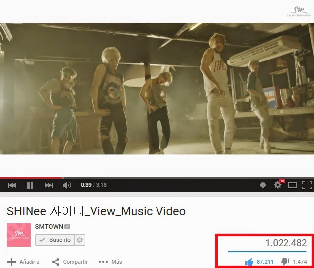 El MV "View" de SHINee sobrepasó el millón de vistas en menos de un día ...
