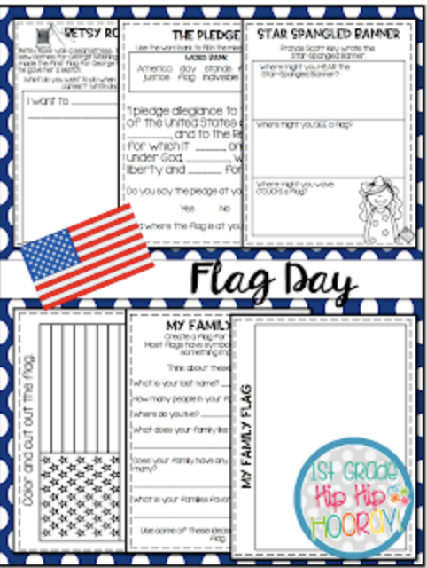 1st Grade Hip Hip Hooray!: Flag Day