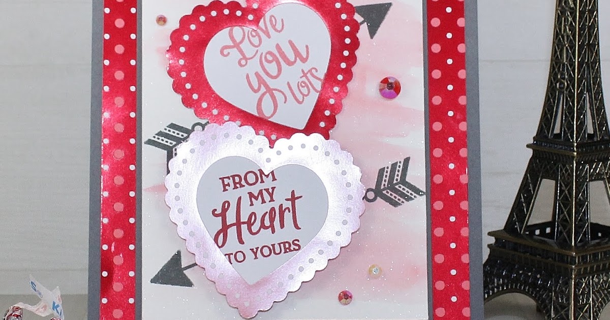 Playing with Papercrafting: Heartfelt Valentines Card