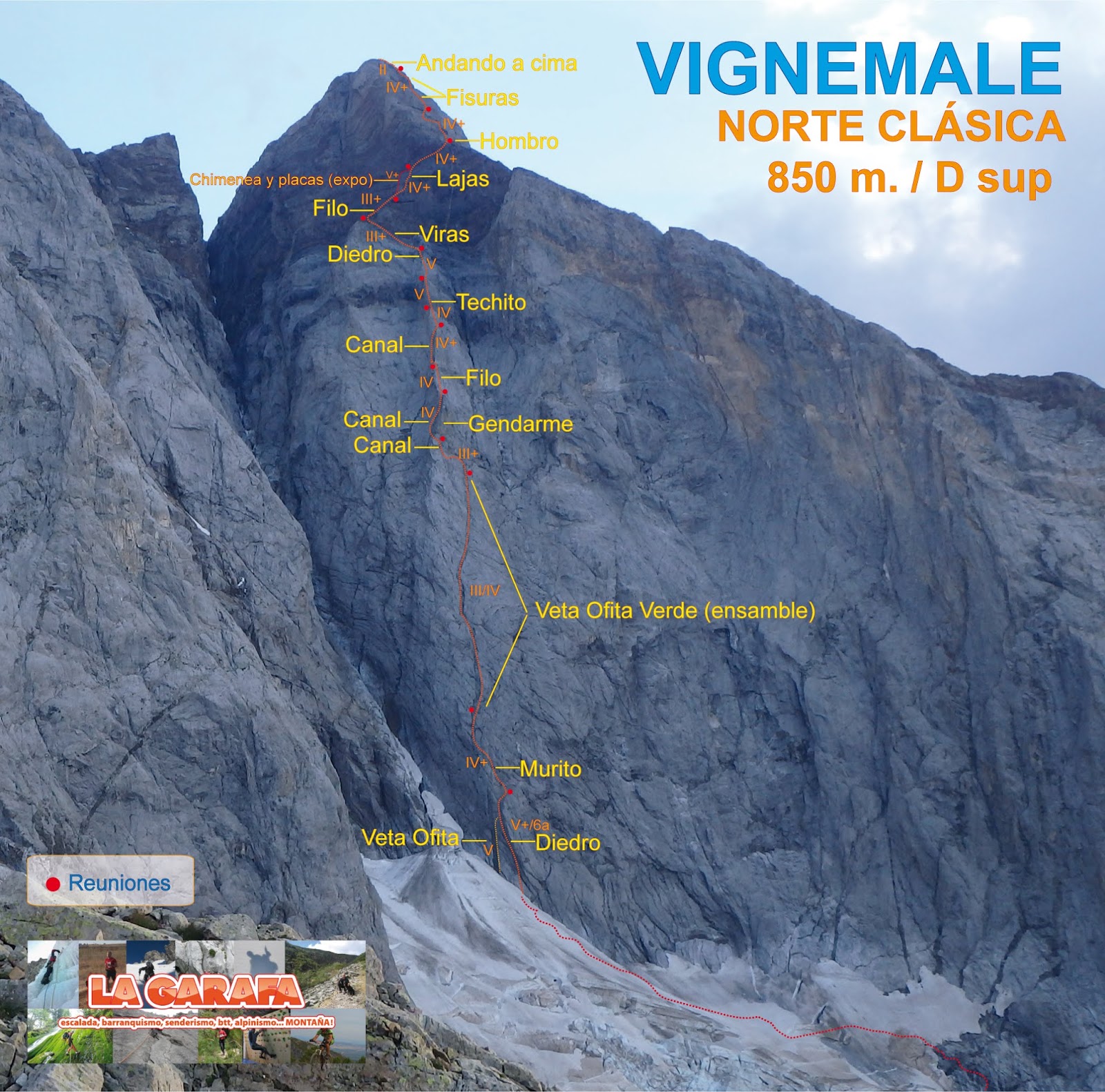 La Garafa: Vignemale: Norte Clásica