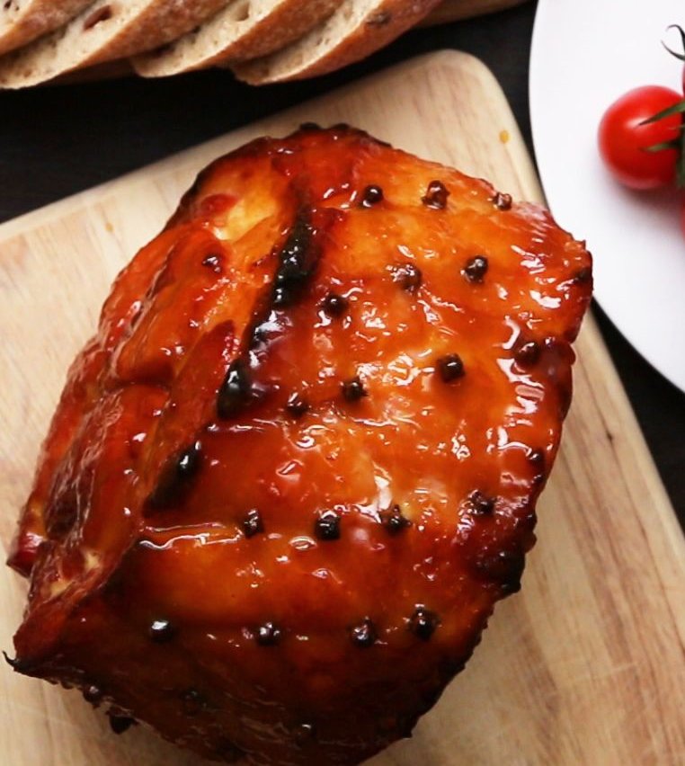 Libro de recetas para mi hijo: JAMON CON PIÑA GLASEADO CON JARABE DE ...