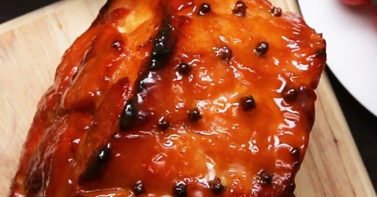 Libro de recetas para mi hijo: JAMON CON PIÑA GLASEADO CON JARABE DE ...