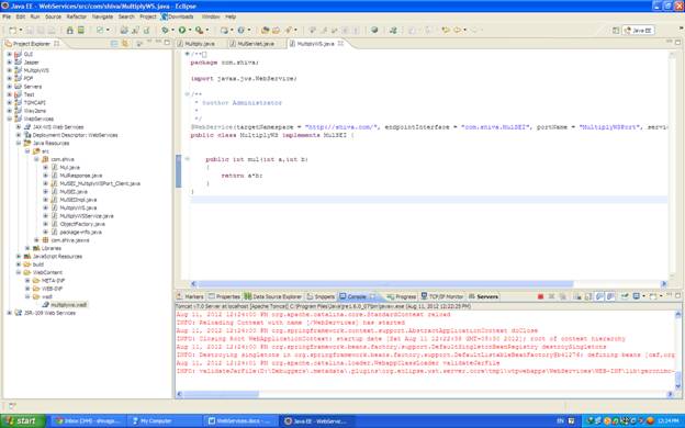 Web Services Development using Eclipse, Apache CXF 2 | DeBbuGgErs...