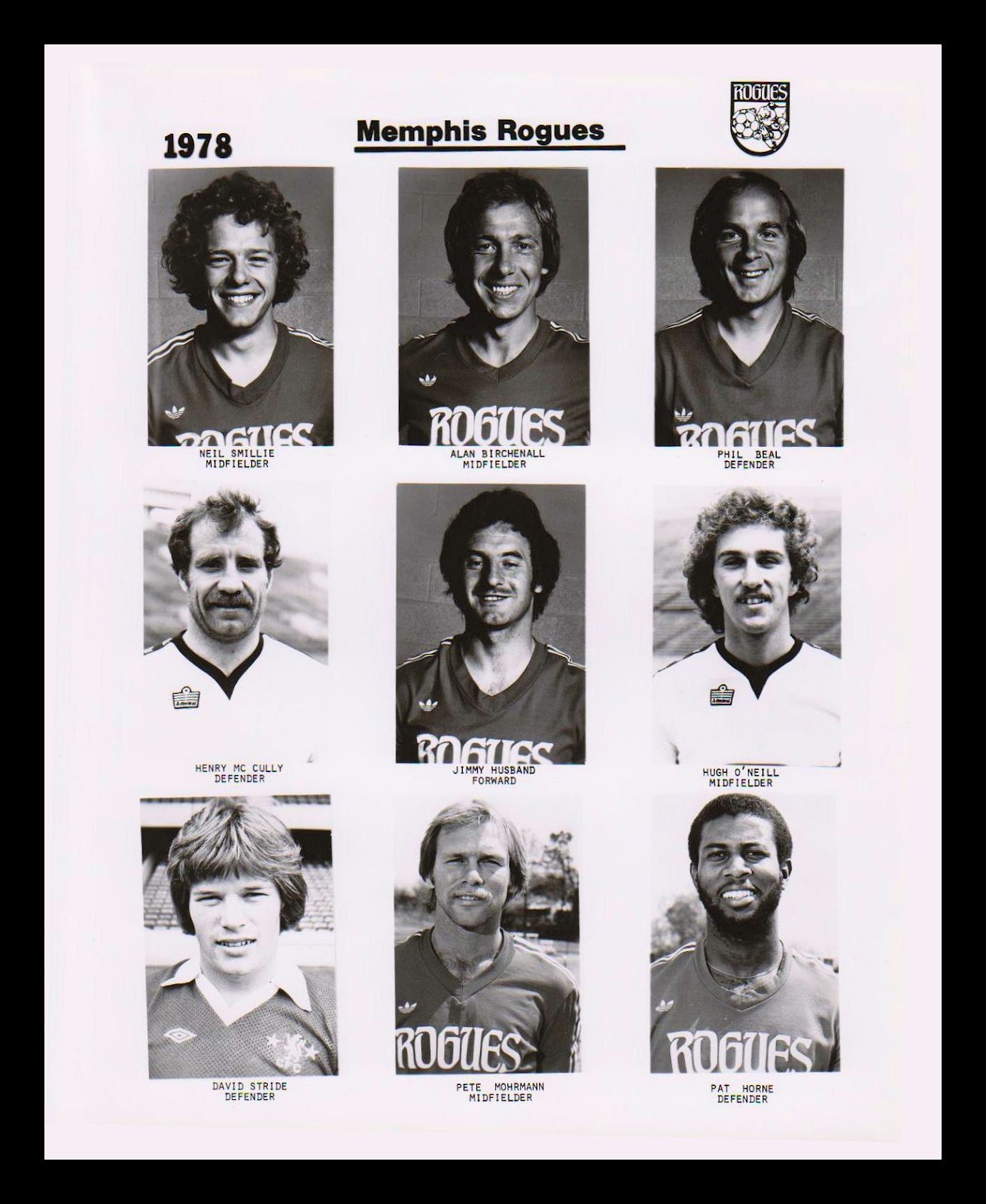 THE MEMPHIS ROGUES: MUG SHOTS, 1978