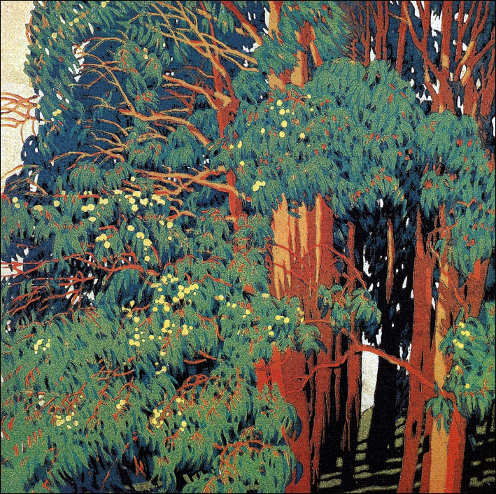 SENSORY LEVEL: Color woodcuts by Gustave Baumann