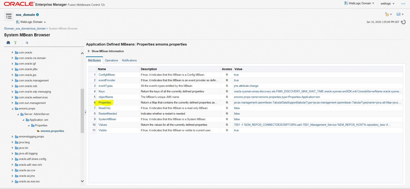 Blog for DBA Consultants: Performance Tune Oracle SOA 12c EM Console