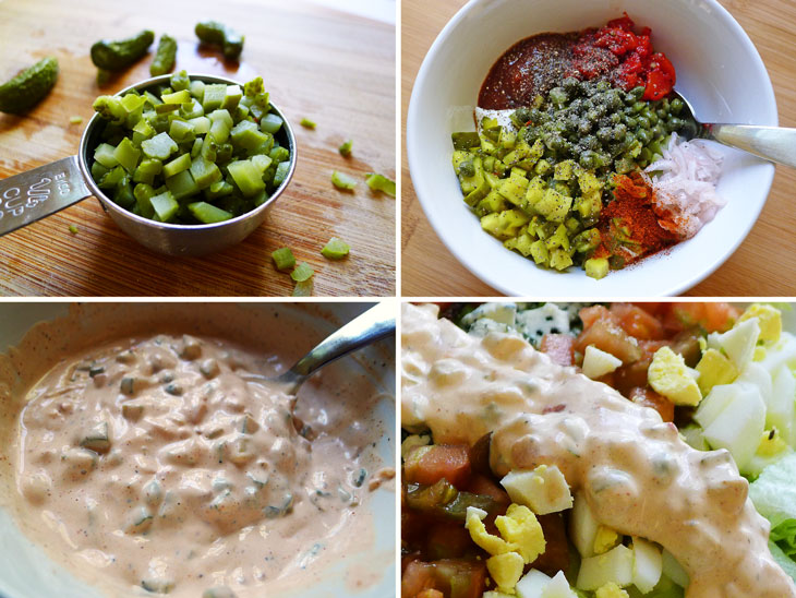 Cooking Weekends: 2 Way Salad with Chunky Dressing