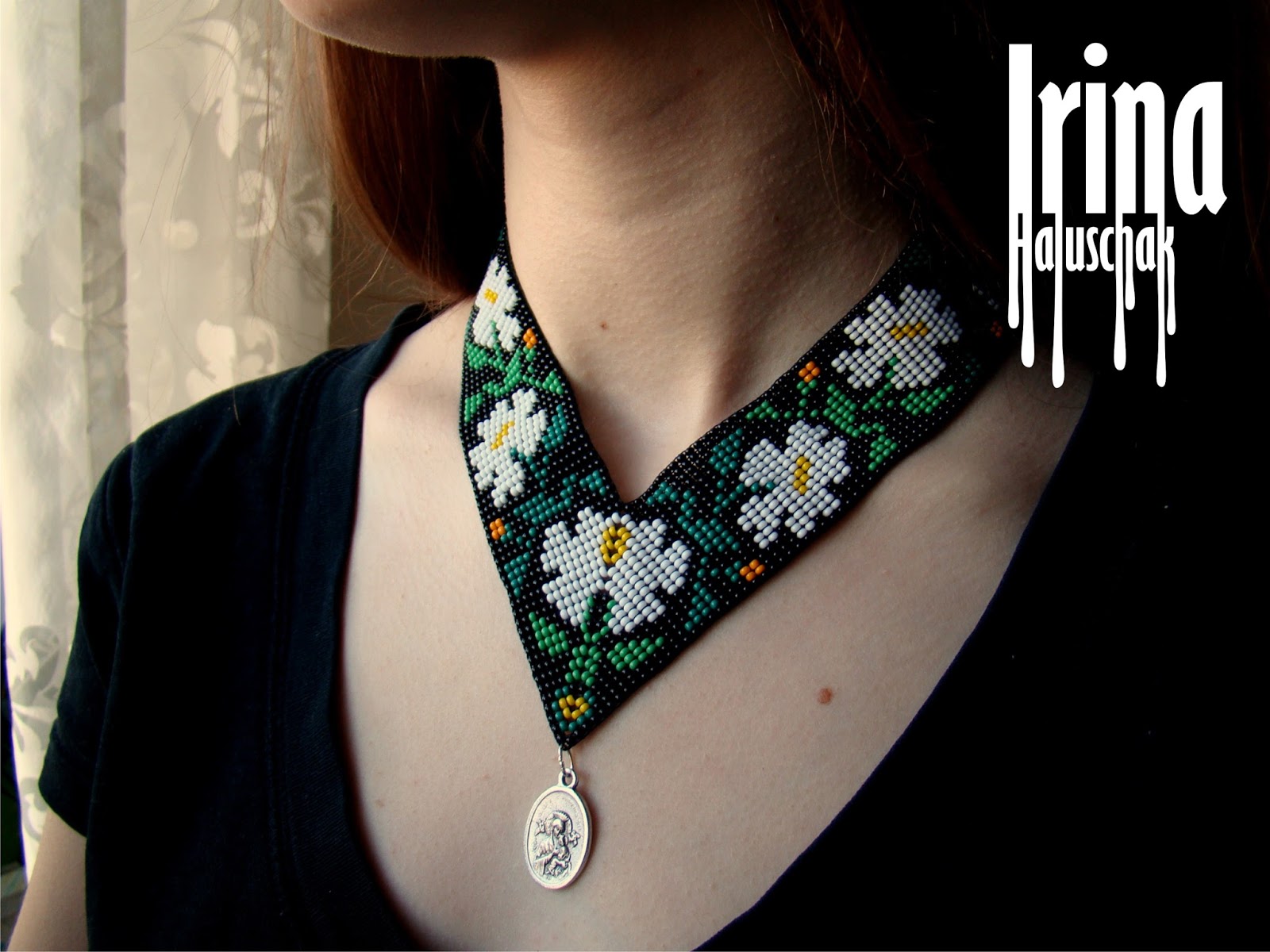 Hand-made by Irina Haluschak: Traditional ukrainian Beaded gerdan ...