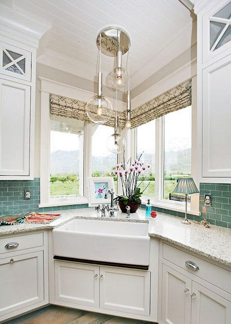 Corner Kitchen Sink Ideas : 9 Beautiful Kitchen Design Ideas - Dream House
