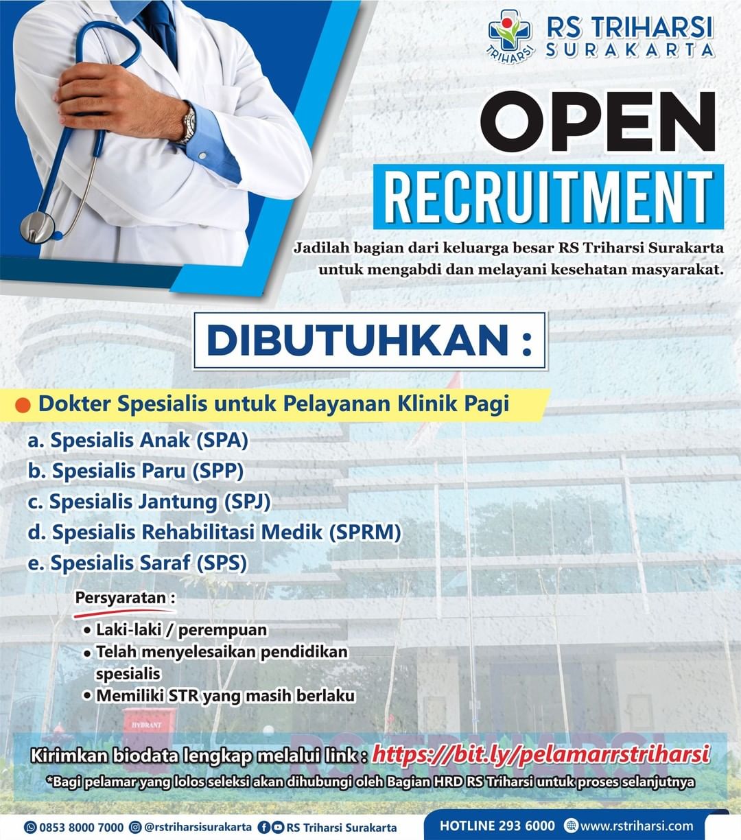 Lowongan Kerja Surakarta : Analis Kesehatan, Perawat, Bidan, Apoteker ...