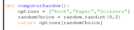 Trevor Appleton: Basic Python - Rock Paper Scissors