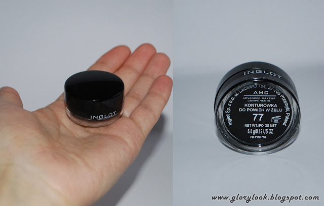 GLORYlook: Черная гелевая подводка AMC Eyeliner Gel от Inglot