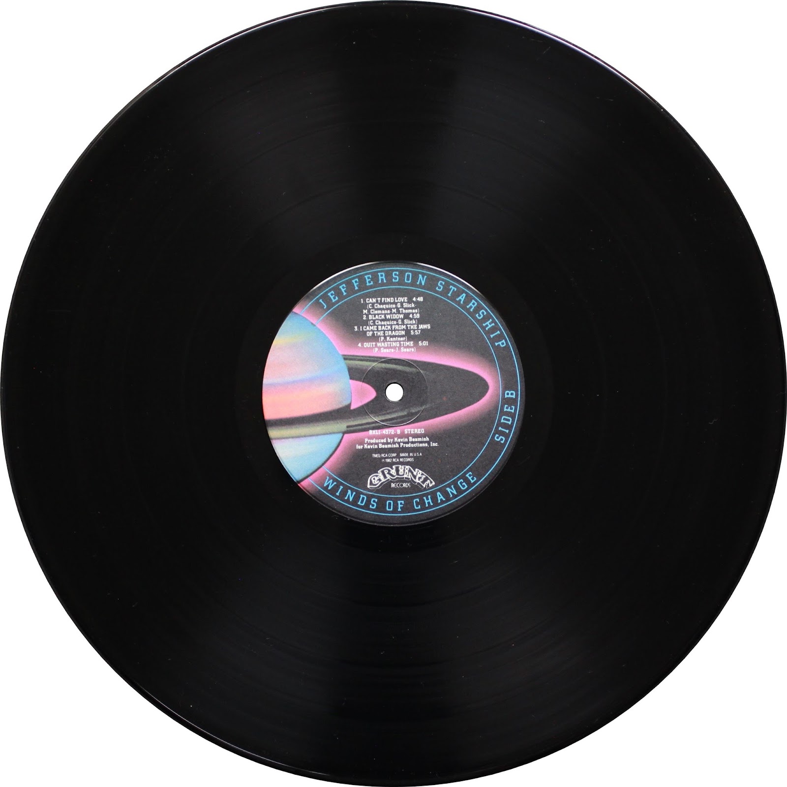 1982 Winds Of Change - Jefferson Starship - Rockronología