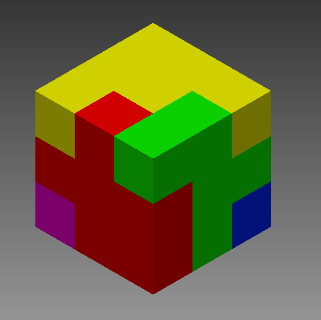 Sean Sung 3D CAD: Inventor Progress (Soma Cubes)