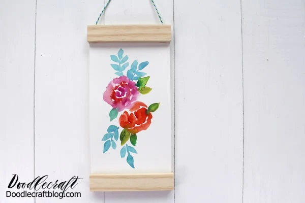 How to Make Hanging Scroll Art