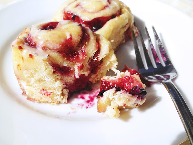 The Ink & Anchor: Recipe: Berry Sweet Rolls