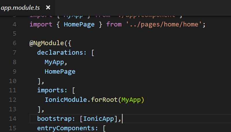 โปรแกรมเมอร์ฝึกหัด: Ionic: Project Structure