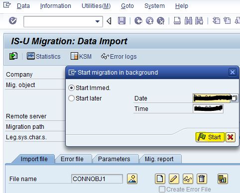 SAP ABAP ISU: EMIGALL: Upload legacy file