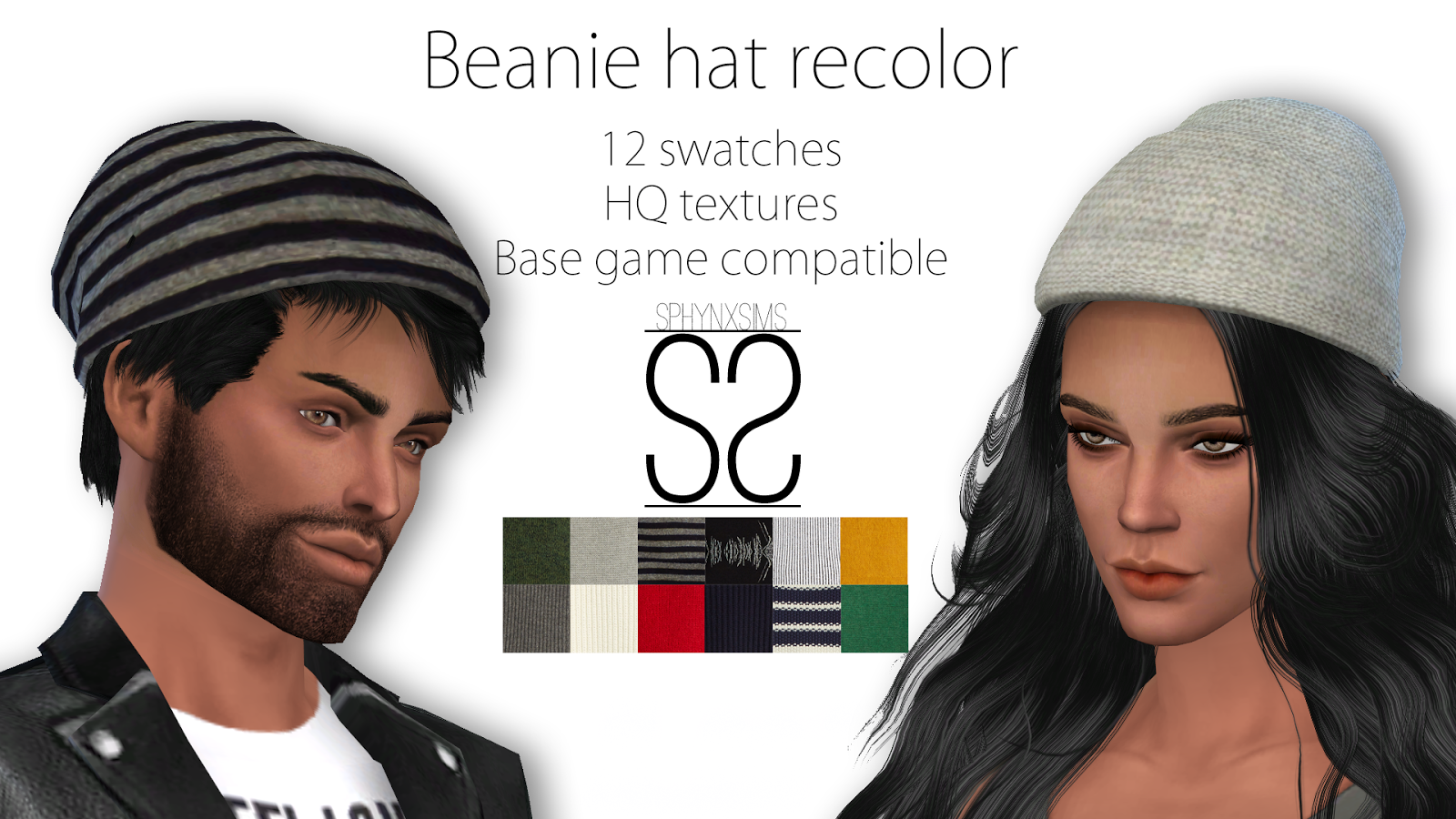 Beanie hat recolor / SphynxSims