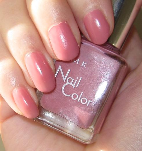 Blushed Wombat...: RMK Nail Color EX CL-08 Pink Rose swatch and review