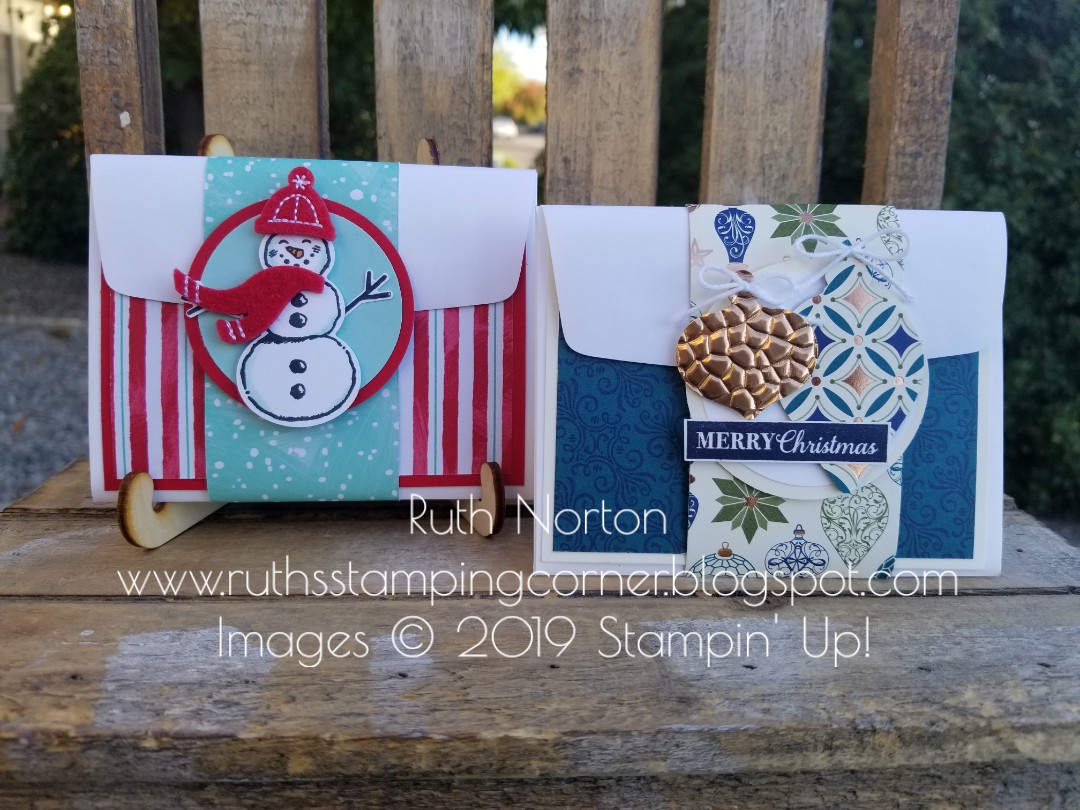 Ruth's Stamping Corner: Stacked Gift Card Holder