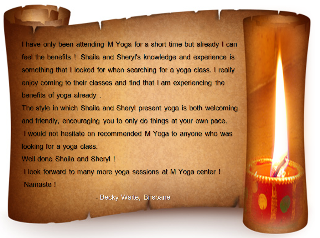 M yoga center: Testimonials