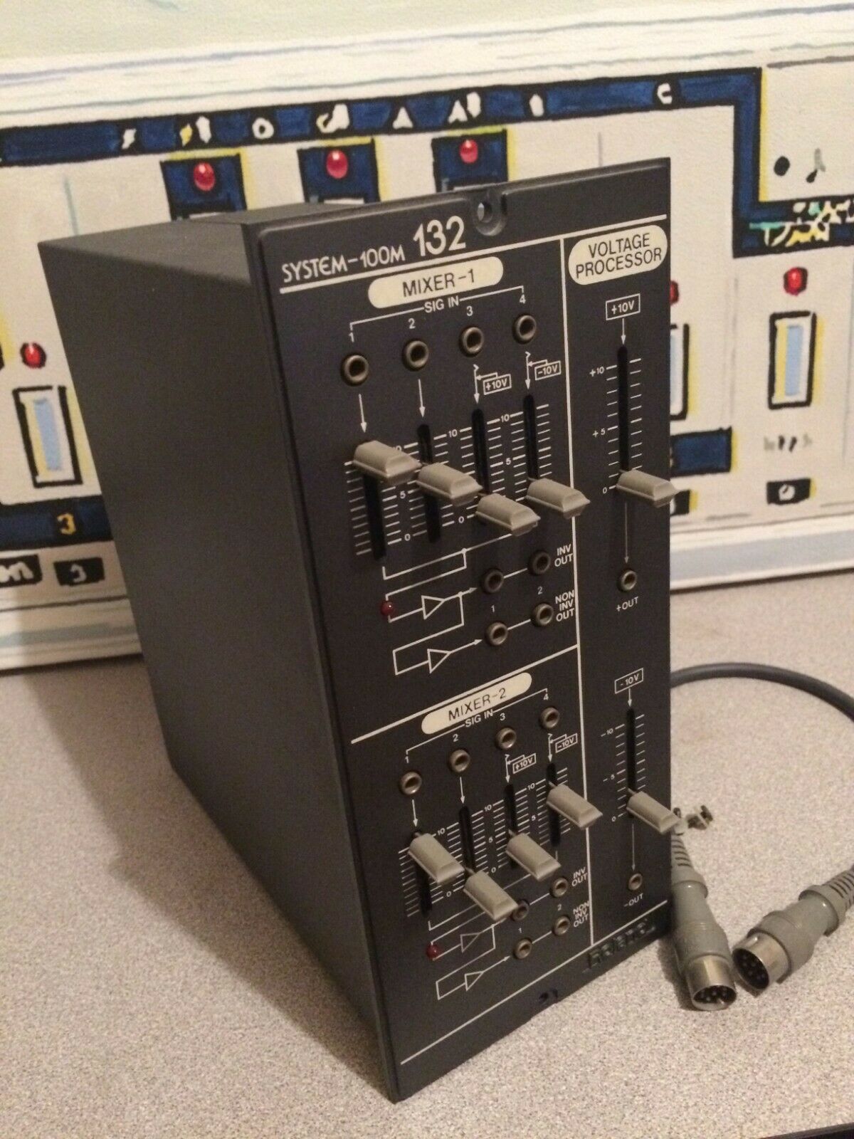 MATRIXSYNTH: Roland 100m 132 DUAL CV/AUDIO MIXER & VOLTAGE PROCESSOR SN ...