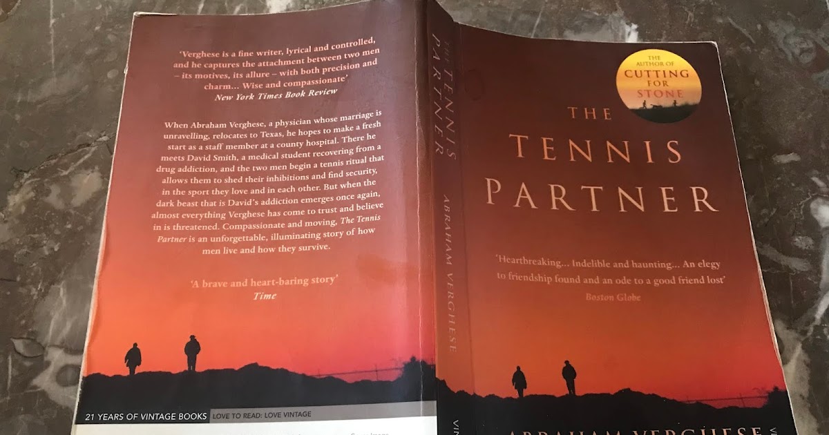 Happy Antipodean: Book review: The Tennis Partner, Abraham Verghese (1998)