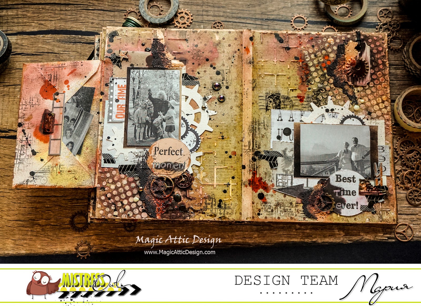 Grungy family album | Magic Attic Design