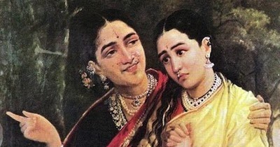 Indian Epics: Images and PDE Epics: Image: Draupadi and Simhika