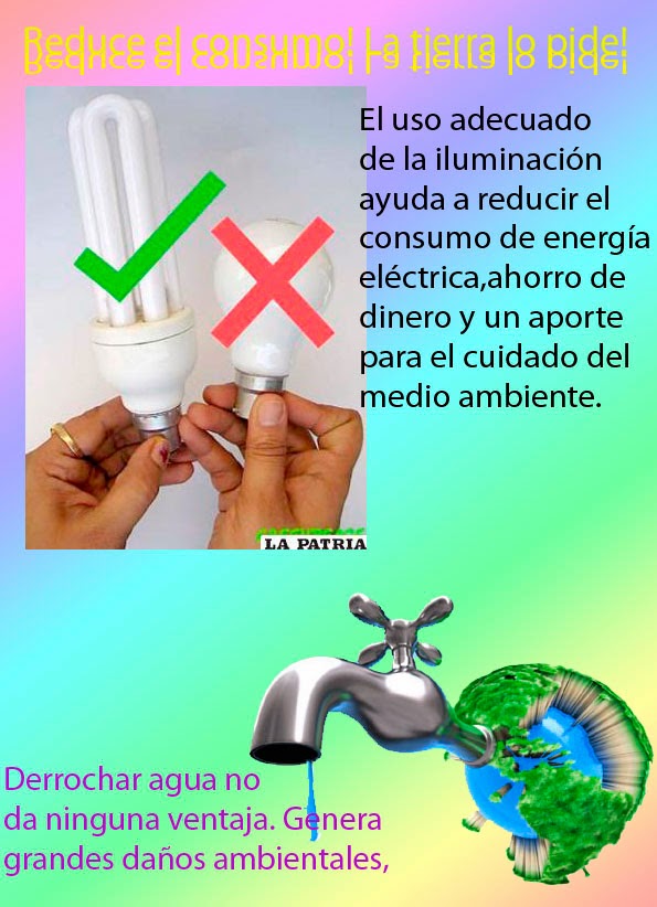 Consejos para cuidar el planeta: Aquí les enseñamos unos afiches sobre ...