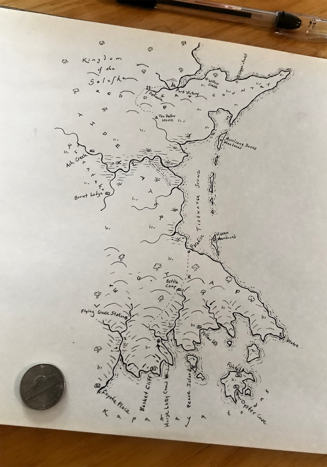 Signs In The Wilderness Randomly Generated Maps