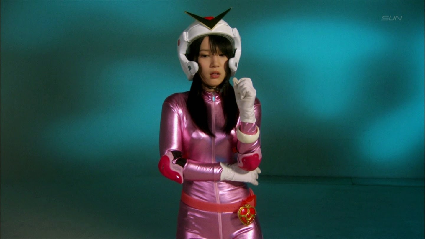 Maaya Uchida as the Super Shiny Robot in Akibaranger