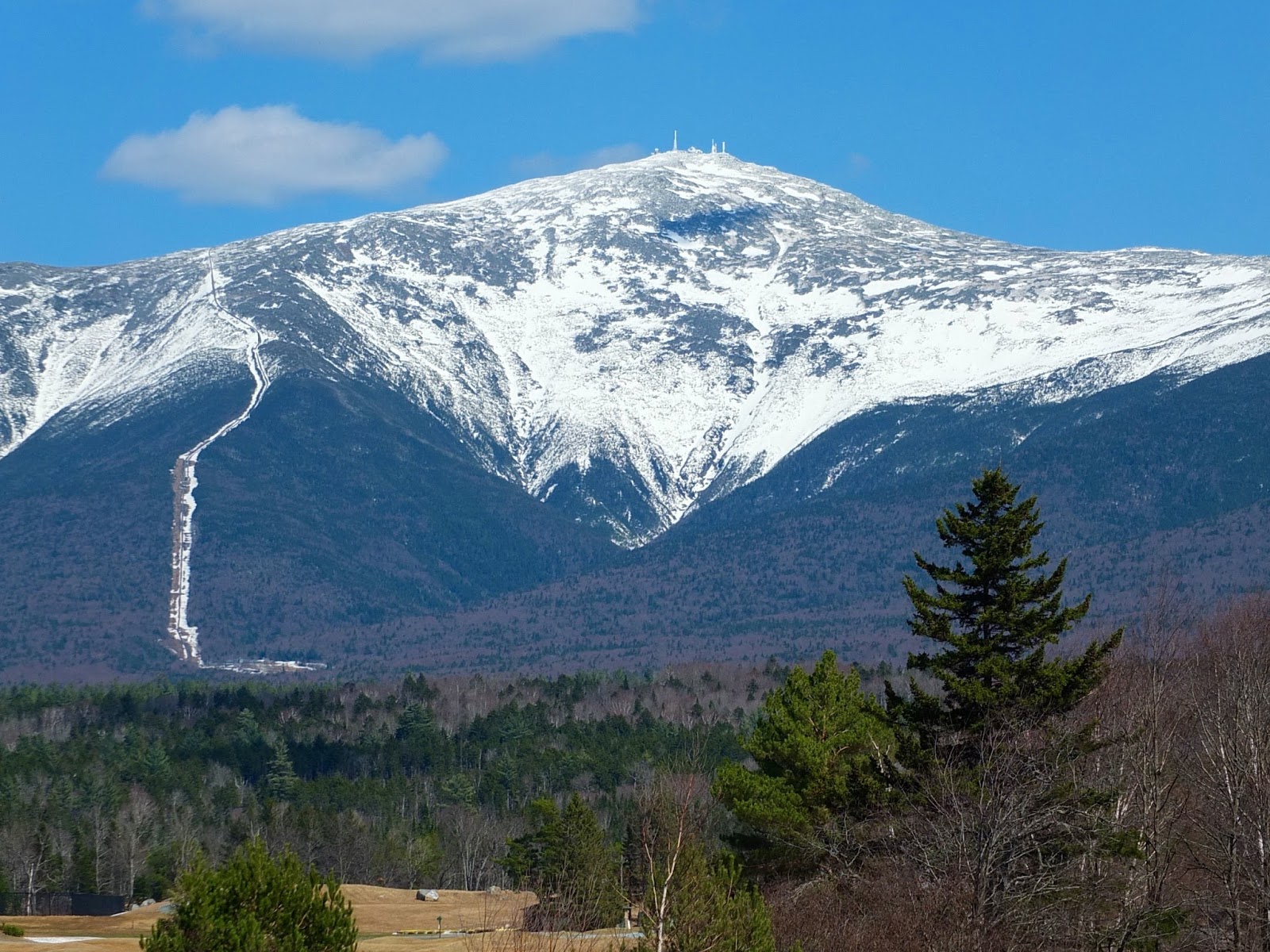 One Dog's Writer: Road Trip: The Presidential Range (NH)