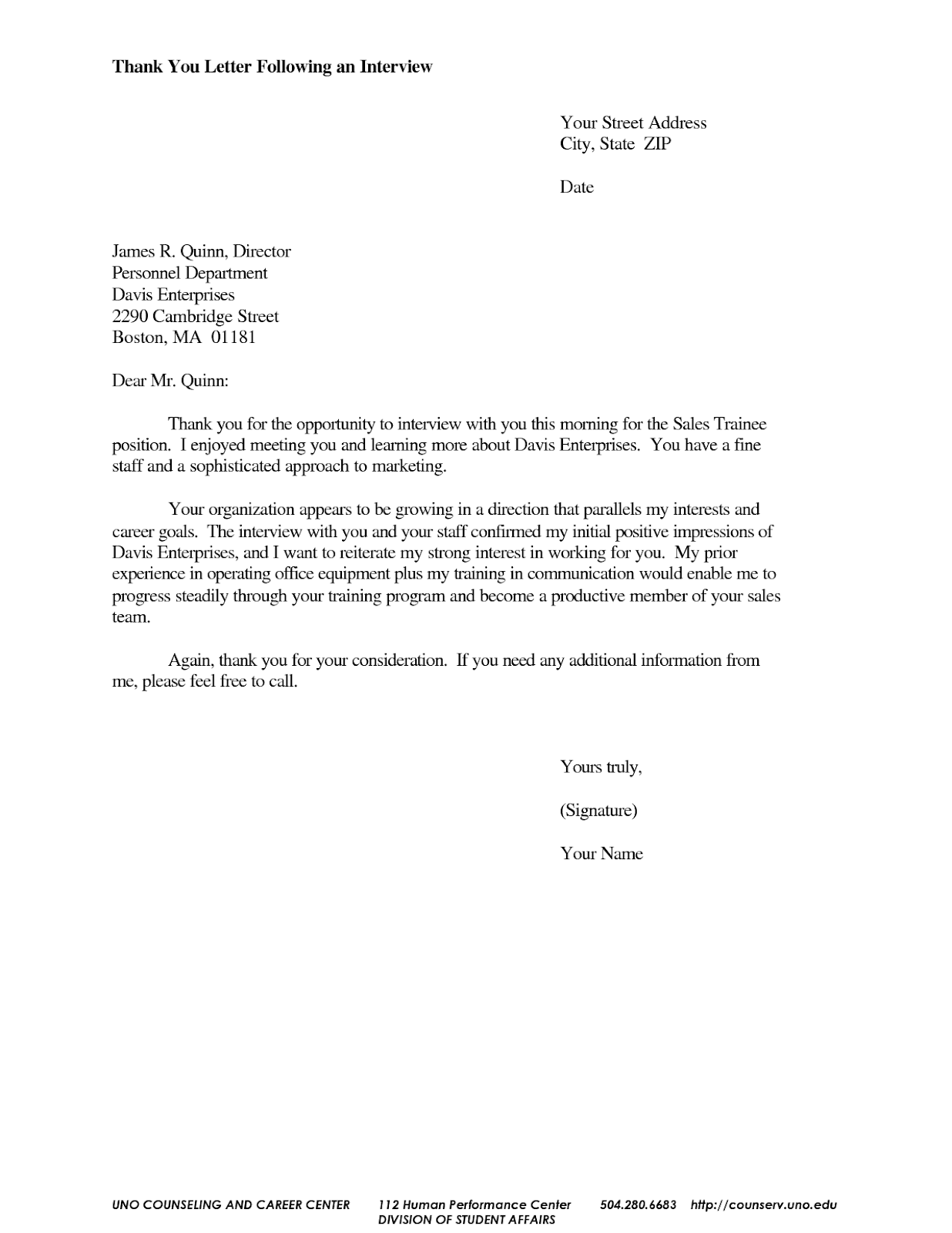 Sample Cover Letter For Job Interview Resume Letter sample-cover-letter-for-job-interview-resume-letter