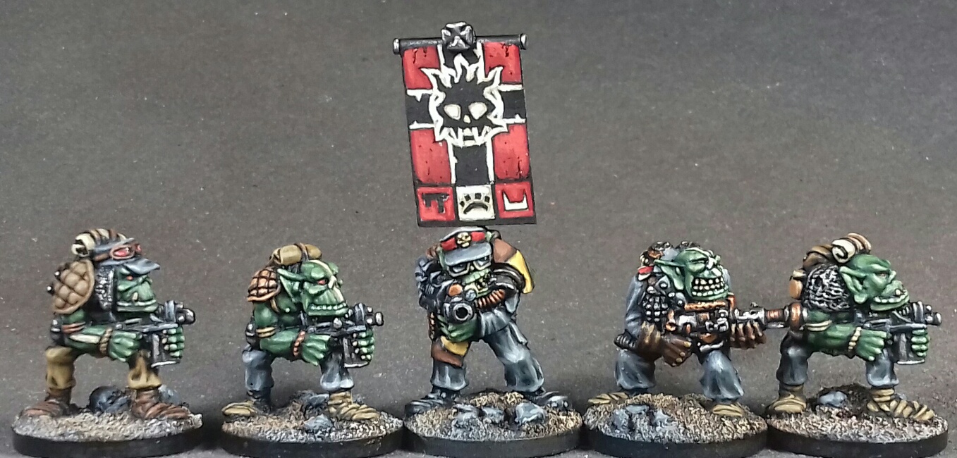 Realms of Chaos: Rogue Trader : Battle at the Farm - Ork troops