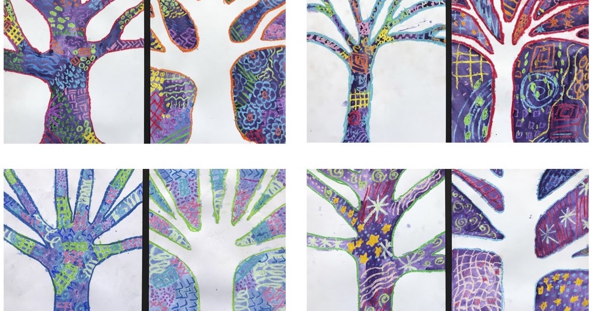 The Rolling Artroom: Positive/Negative Trees (4th-6th Grade)