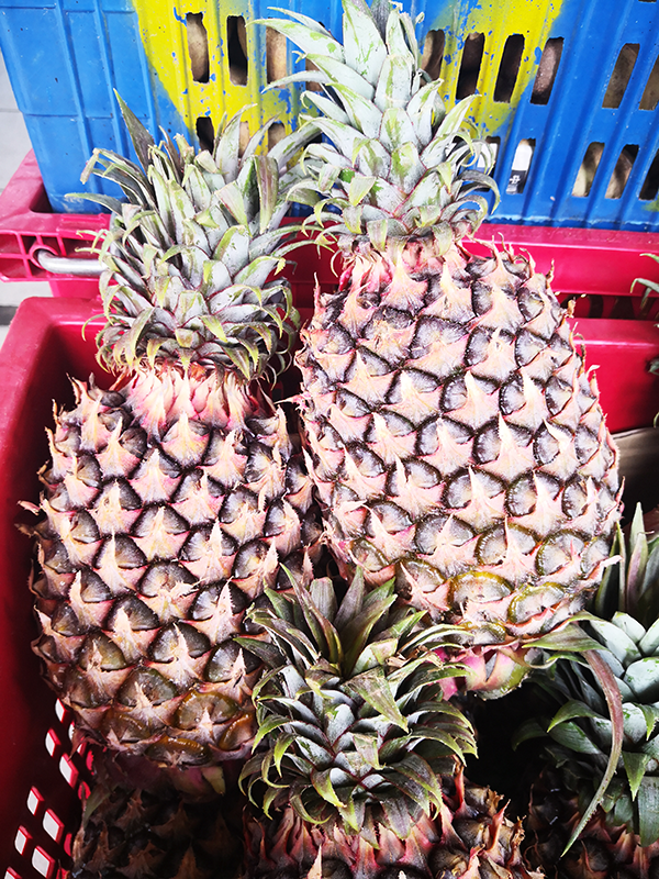 5 Color Vegetarian Dish - What's a pineapple doing here?