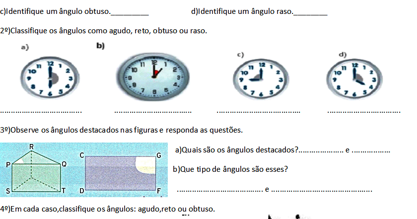 BEL CARDOZO: ATIVIDADE ÂNGULO AGUDO,RETO,OBTUSO E RASO