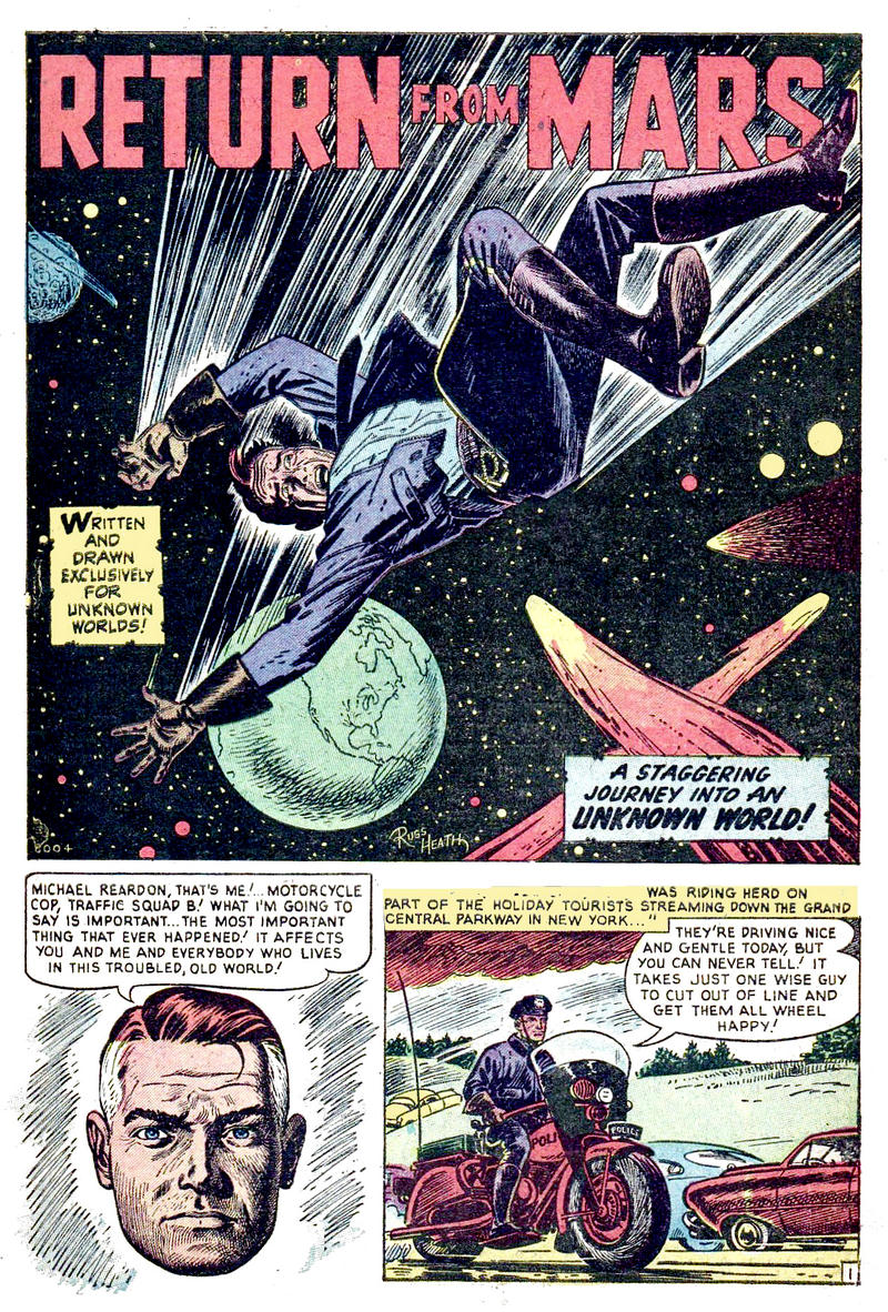 Pappy's Golden Age Comics Blogzine: Number 2404: Return from Mars