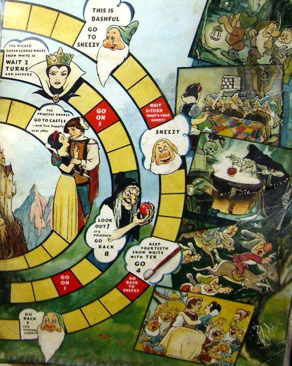 Filmic Light - Snow White Archive: Tek Toothbrush 'Snow White' Board Game