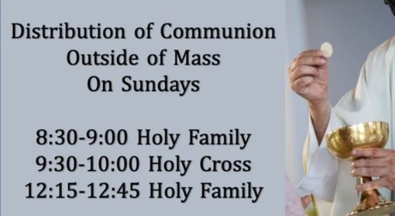 Distribution of Holy Communion Outside of Mass