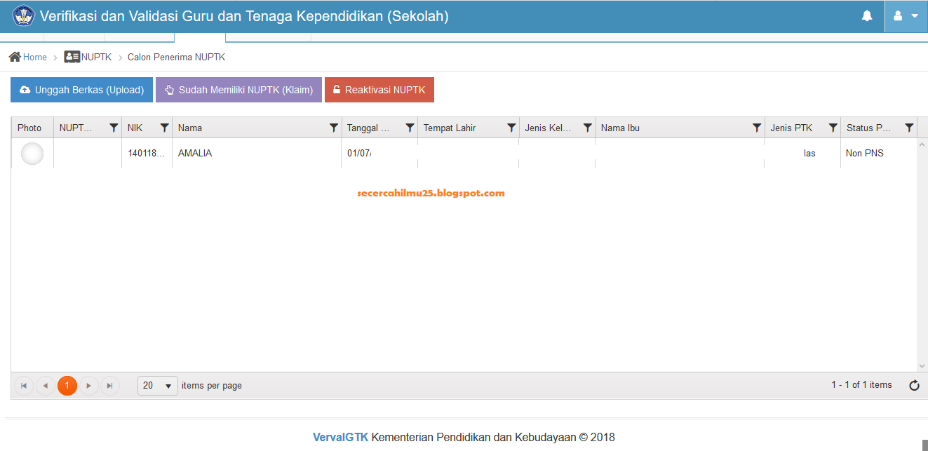 Panduan Lengkap Pengajuan NUPTK buat Tenaga Administrasi Sekolah ...