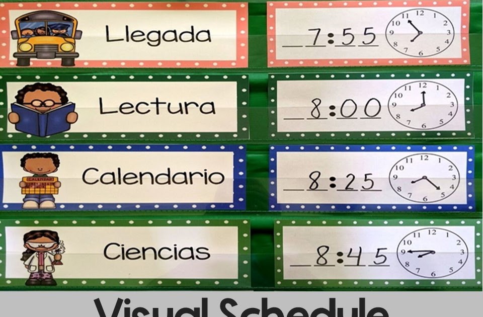 Why is it important to have a visual schedule in your classroom ...
