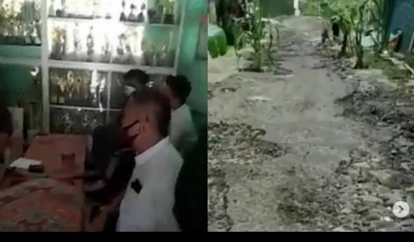 Viral, Pak Guru Diamuk Aparat Perangkat Desa Usai Posting Jalan Rusak Viral, Pak Guru Diamuk Aparat Perangkat Desa Usai Posting Jalan Rusak