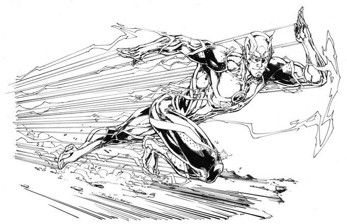 Fishermagical Thought: Flash Friday! Flash Art by Brett Booth