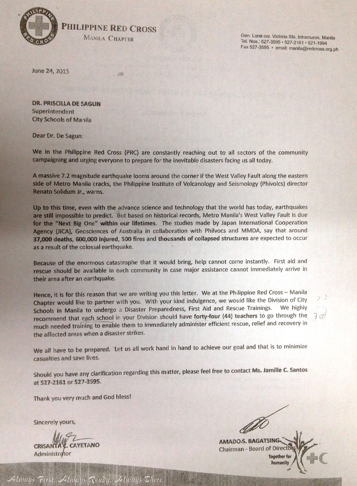 Department of Education Manila: CL No. 22 / 2015 - PHILIPPINE NATIONAL ...