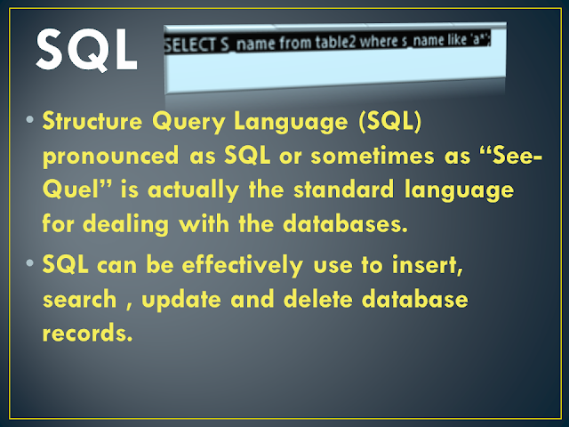 CS Basic Tutor : Activities for students: SQL Basics