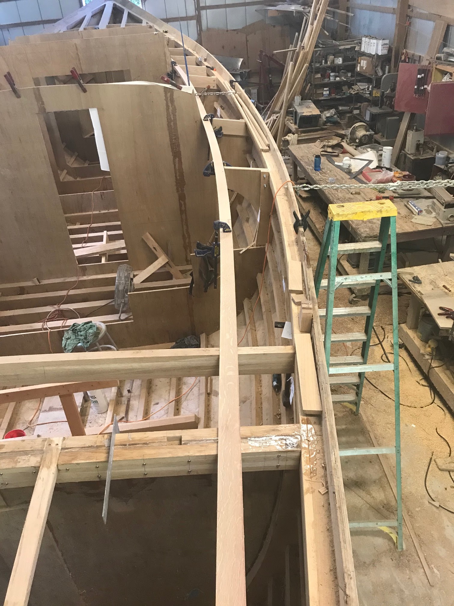 Building the Dream: A Cruising Sailboat Under Construction.: September 2020